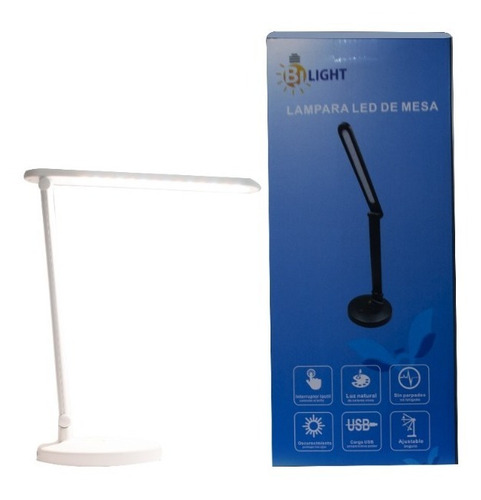 Lampara LED 7w de Mesa Ajustable (Recargable USB) - Inversiones Kalbert